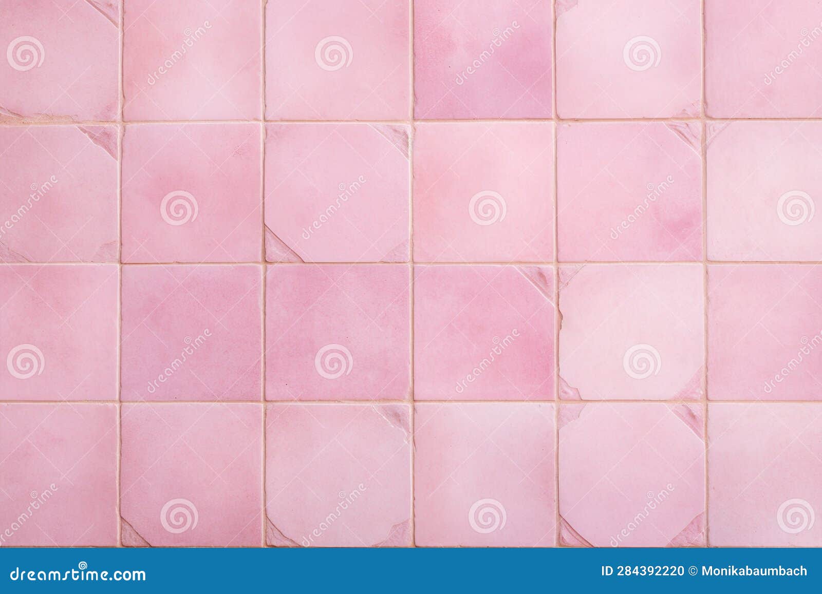 Background with Pastel Pink Rectangular Tiles Stock Illustration ...