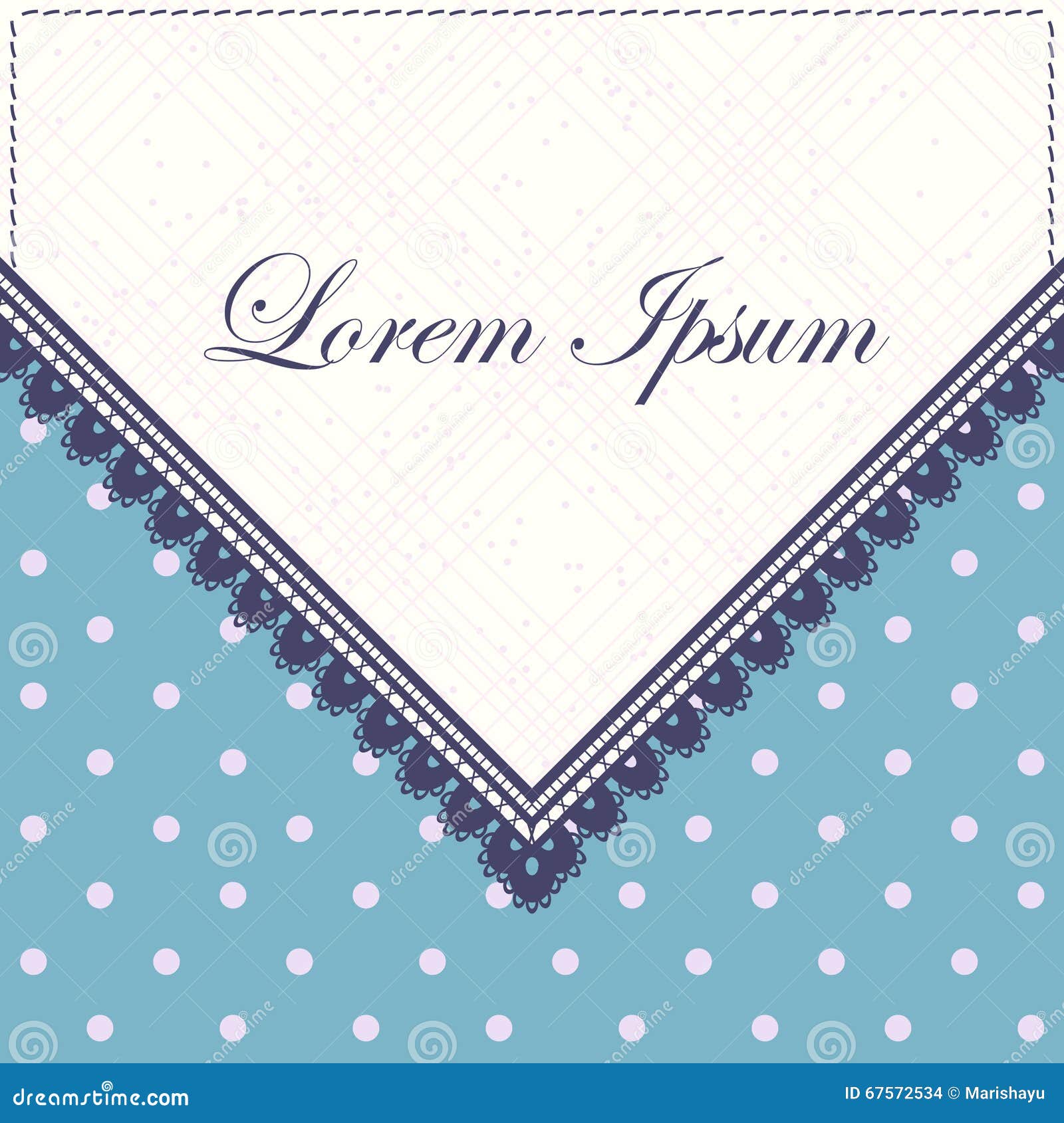 Background with Patch and Lace Stock Vector - Illustration of ...