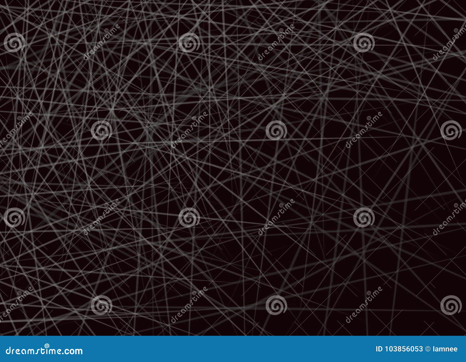 Horizontal Crossing of White Lines on Black Background Stock ...