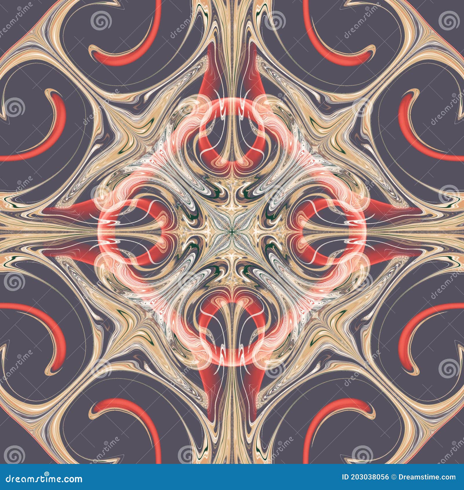 Background Pattern. Abstract Radial Pattern in Square Shape, on Gray ...