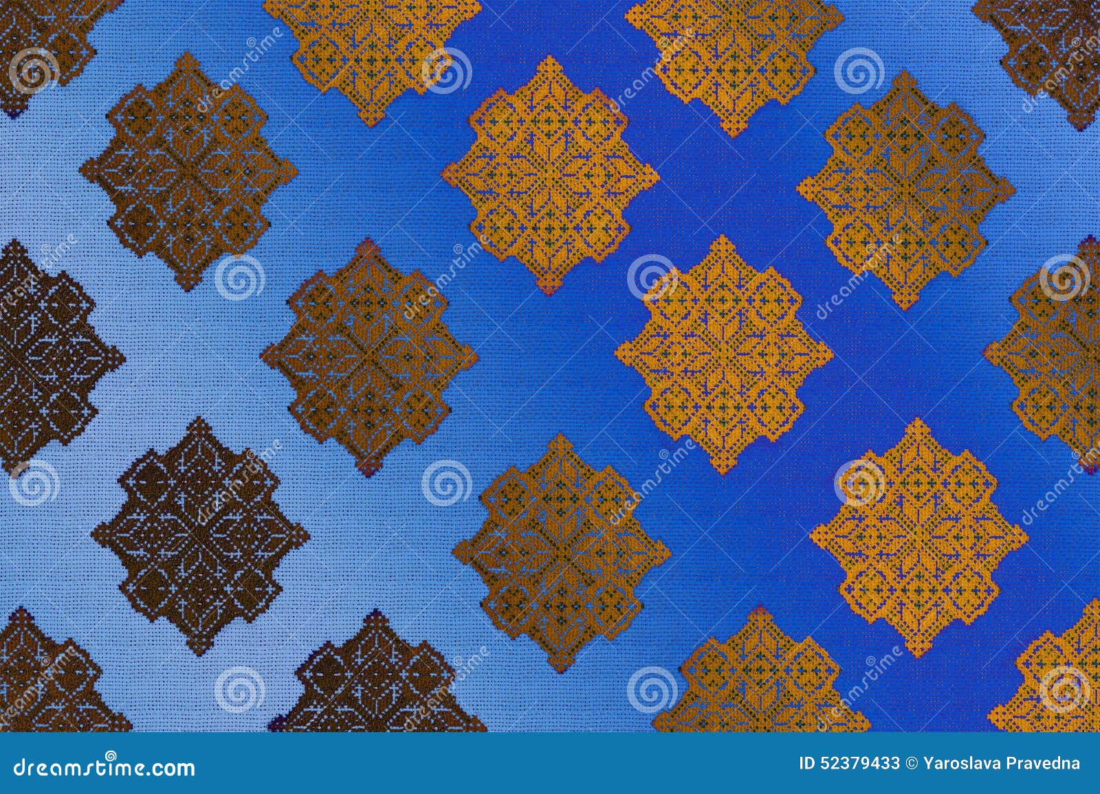 Background with Pattern of Blue and Beige Stock Image - Image of ...