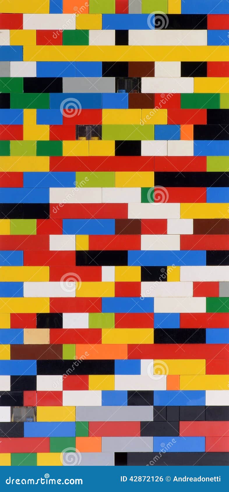 Background Pattern of Colorful Bricks Stock Photo - Image of wall ...