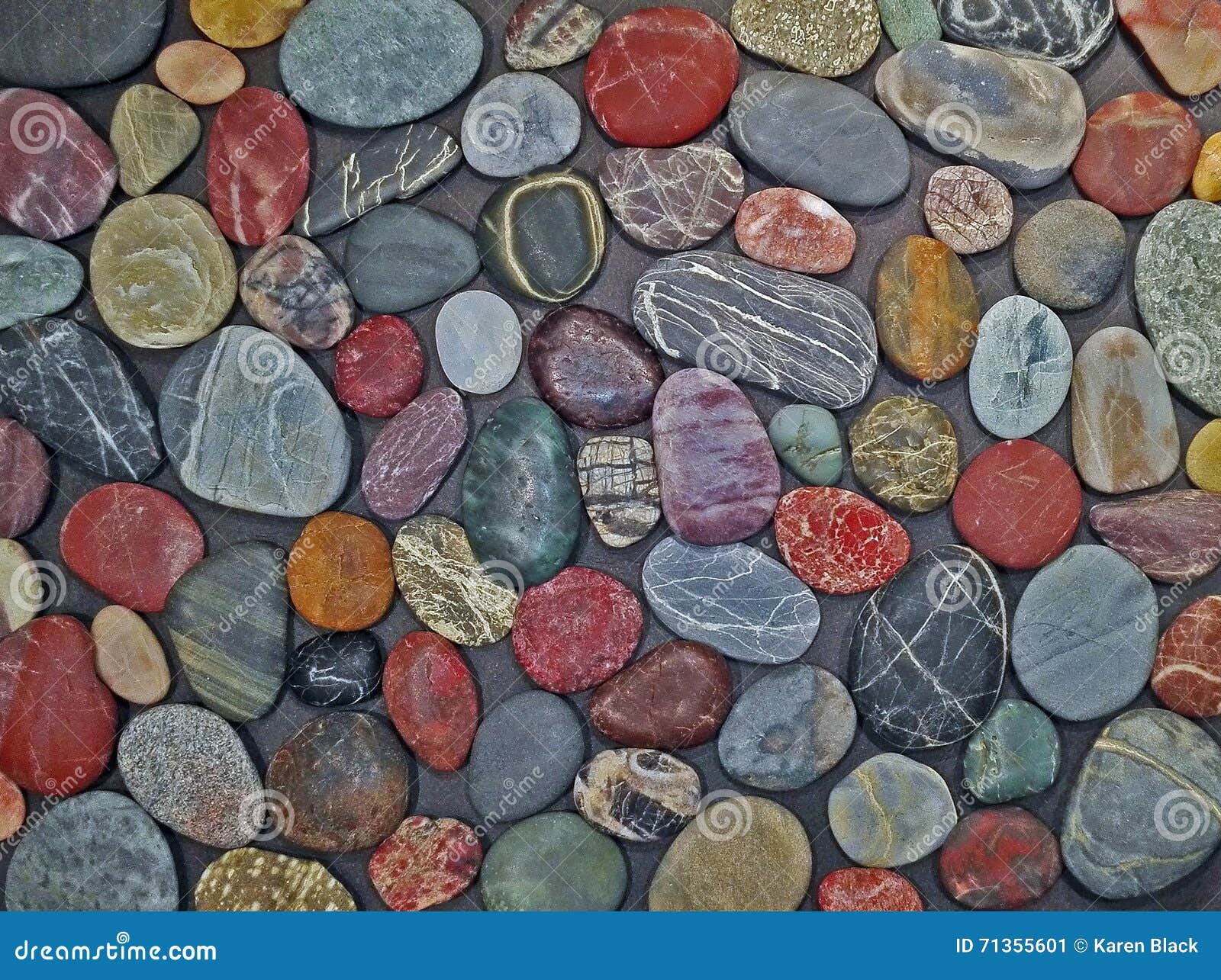 Background Pattern of Colorful Pebbles Stock Image - Image of stones ...