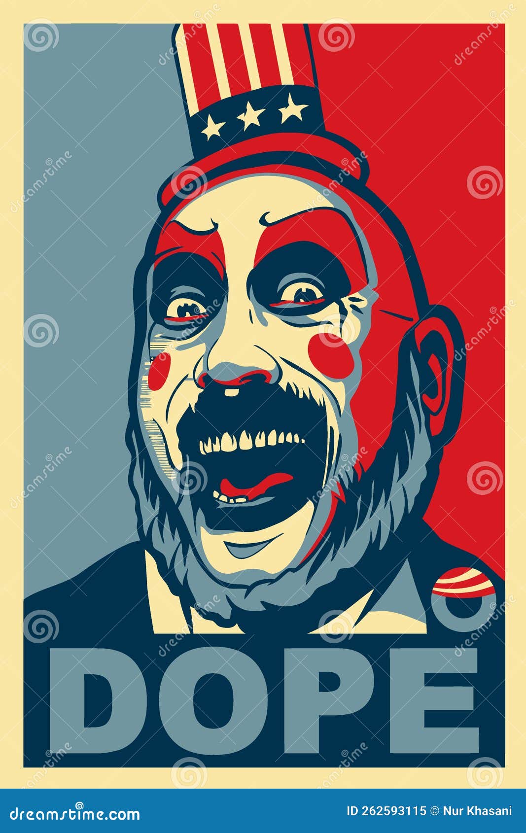 Dope Poster Logo Vector Illustration Stock Vector - Illustration of ...