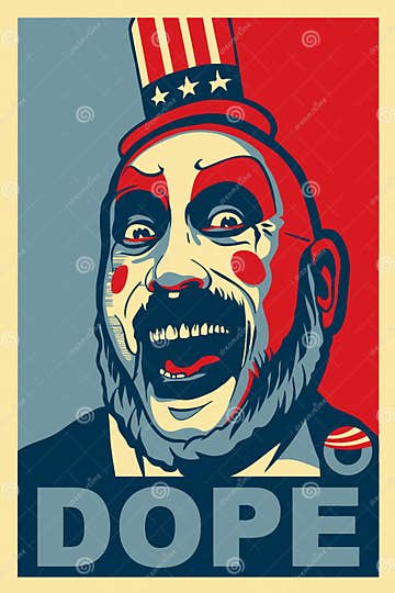 Dope Poster Logo Vector Illustration Stock Vector - Illustration of ...