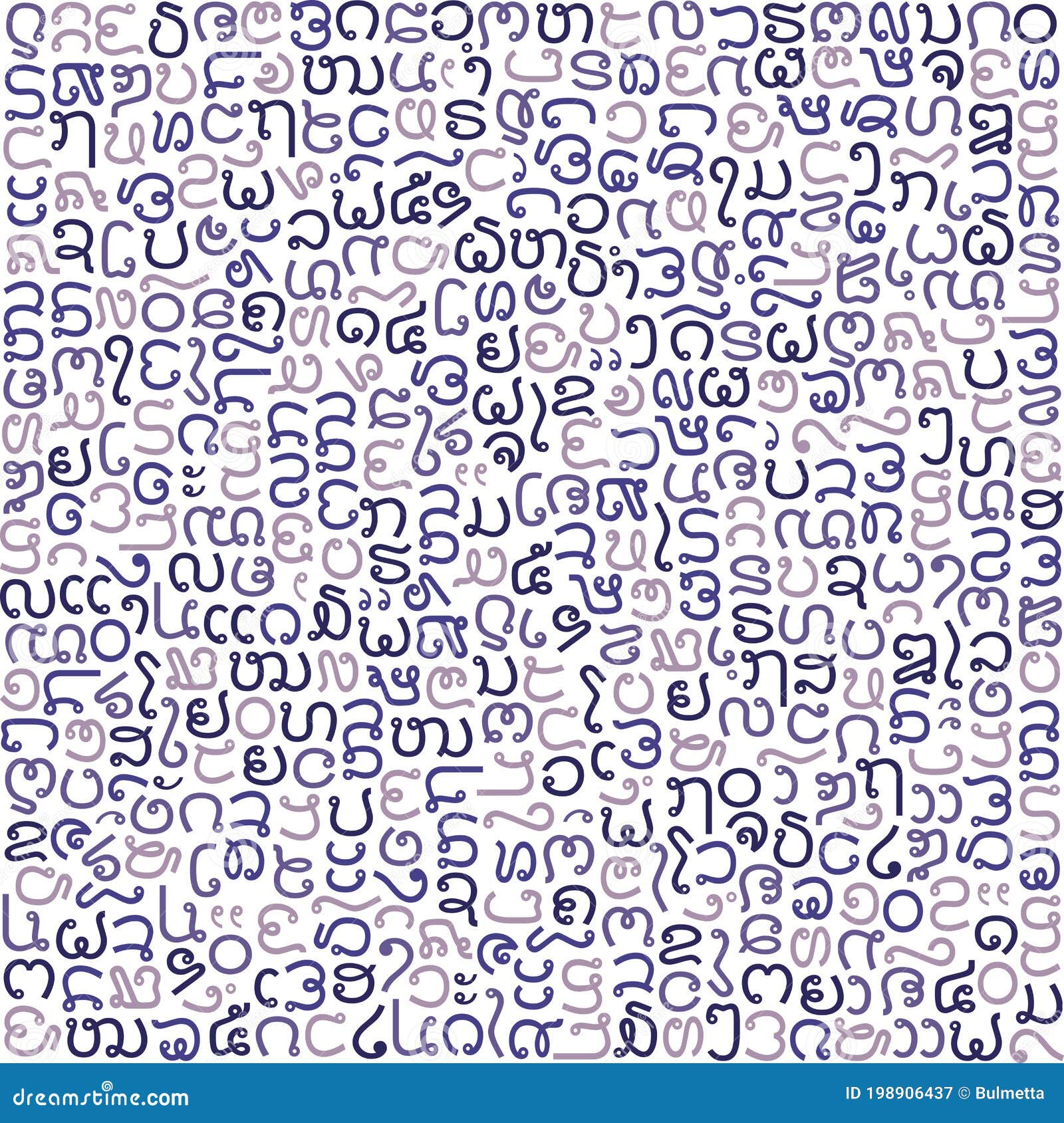 Background Pattern Lao Script Stock Illustration - Illustration of ...