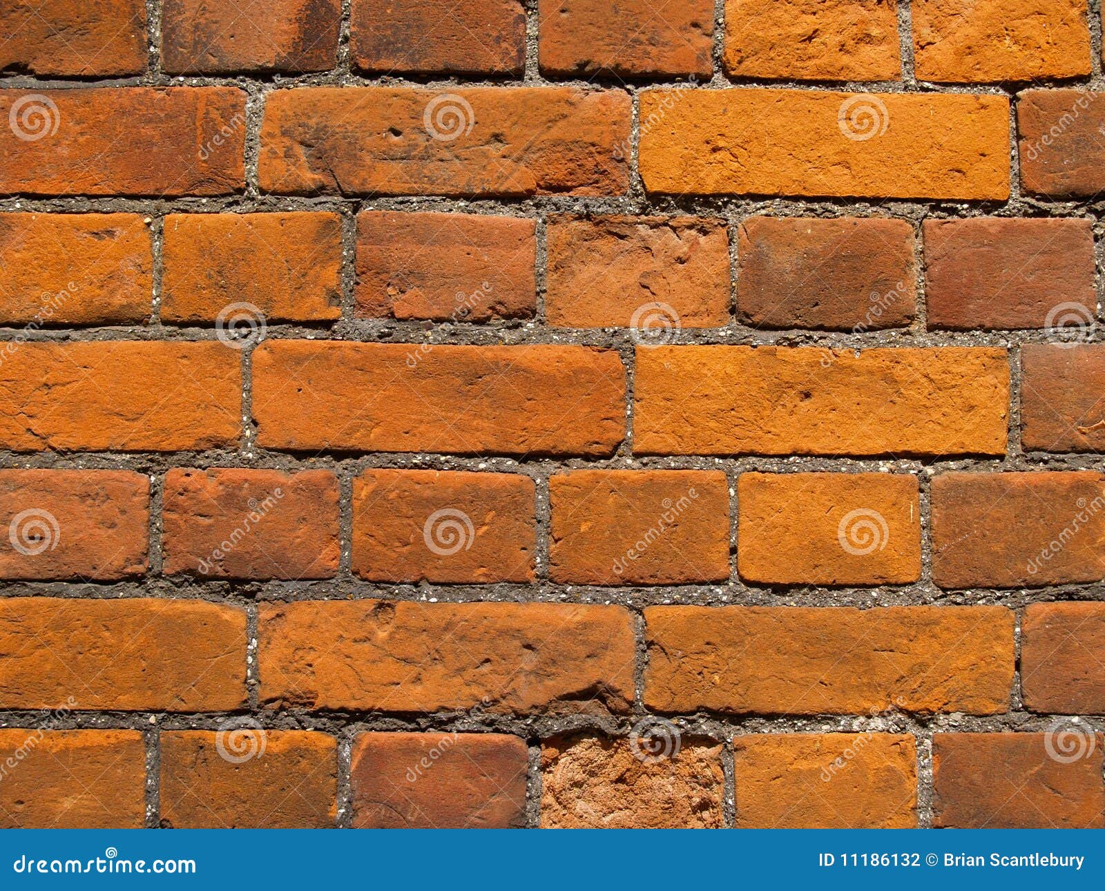 Background Pattern, Orange Brick. Stock Photo - Image of photograph ...