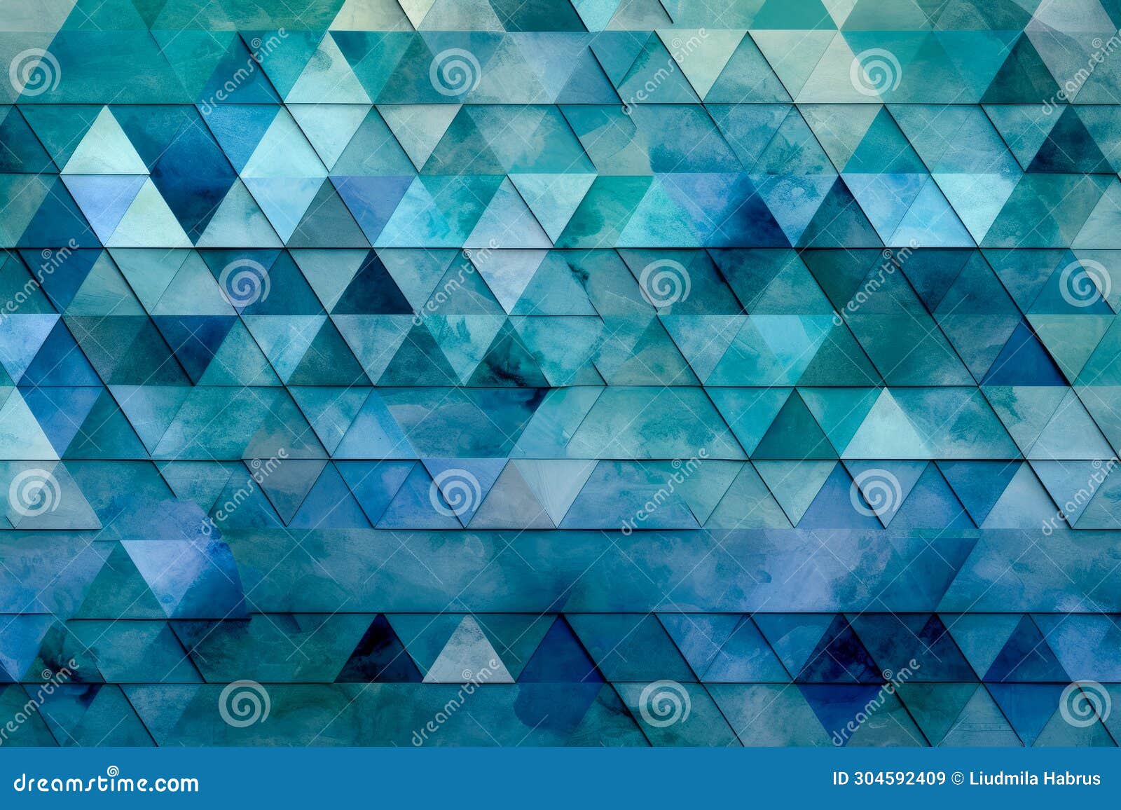 Background with a Pattern of Overlapping Triangles in Shades of Blue ...