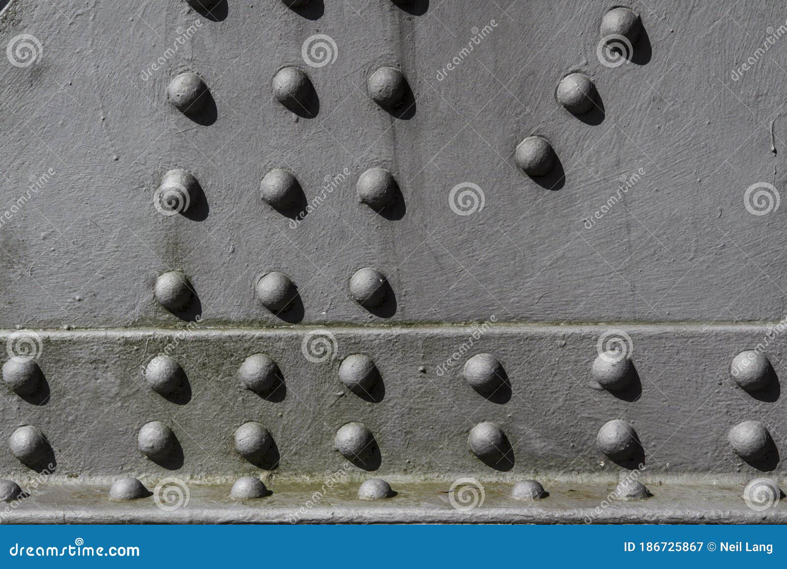 Pattern of Metal Rivets on Crane Stock Image - Image of detail, crane ...