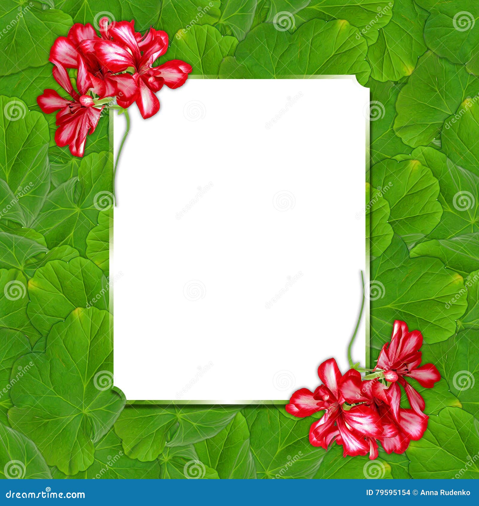 Background Pattern Texture Made of Painted Geranium Flower with Stock ...