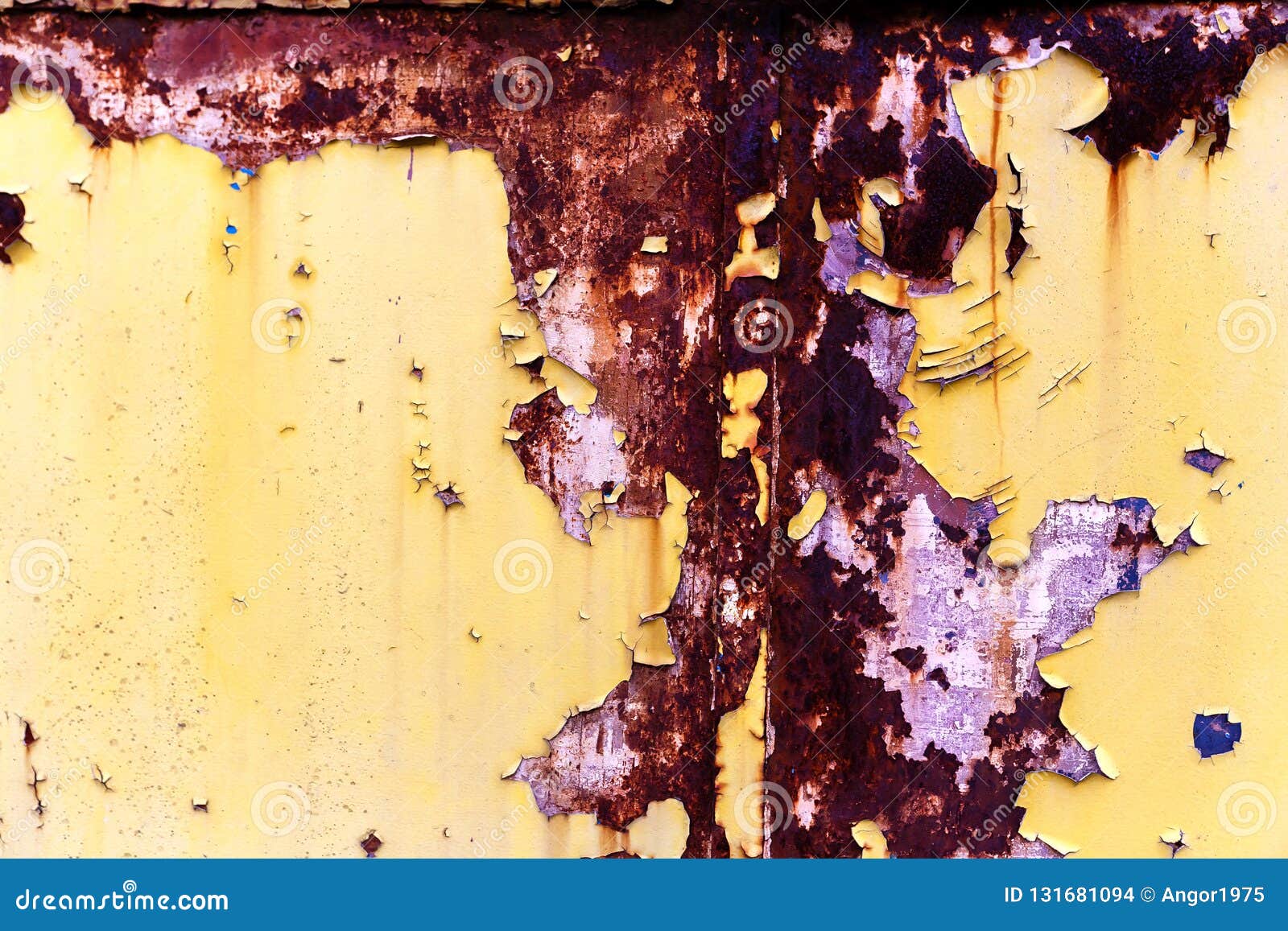 Background, Pattern, Texture of Rusty Body of Old Abandoned Tram Stock ...