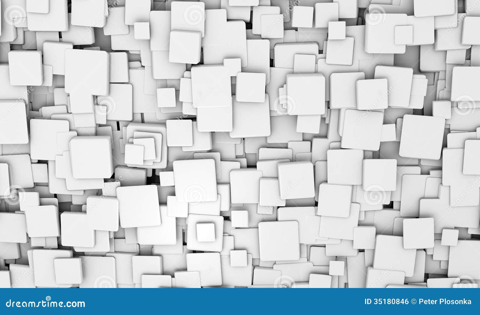 Background Pattern of White 3d Cubes Stock Illustration - Illustration ...