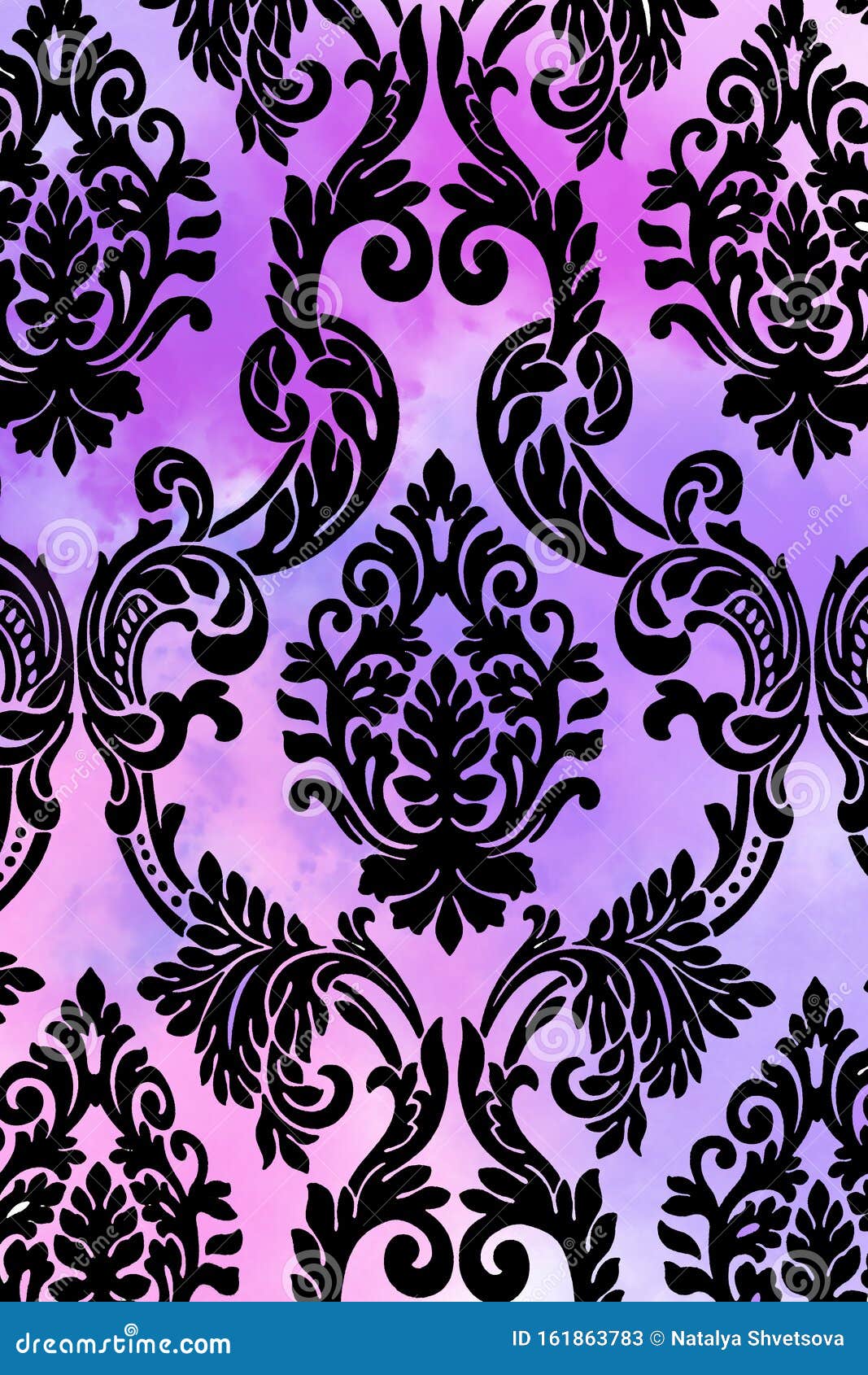 Background Patterns on a Lilac Background Stock Image - Image of ...