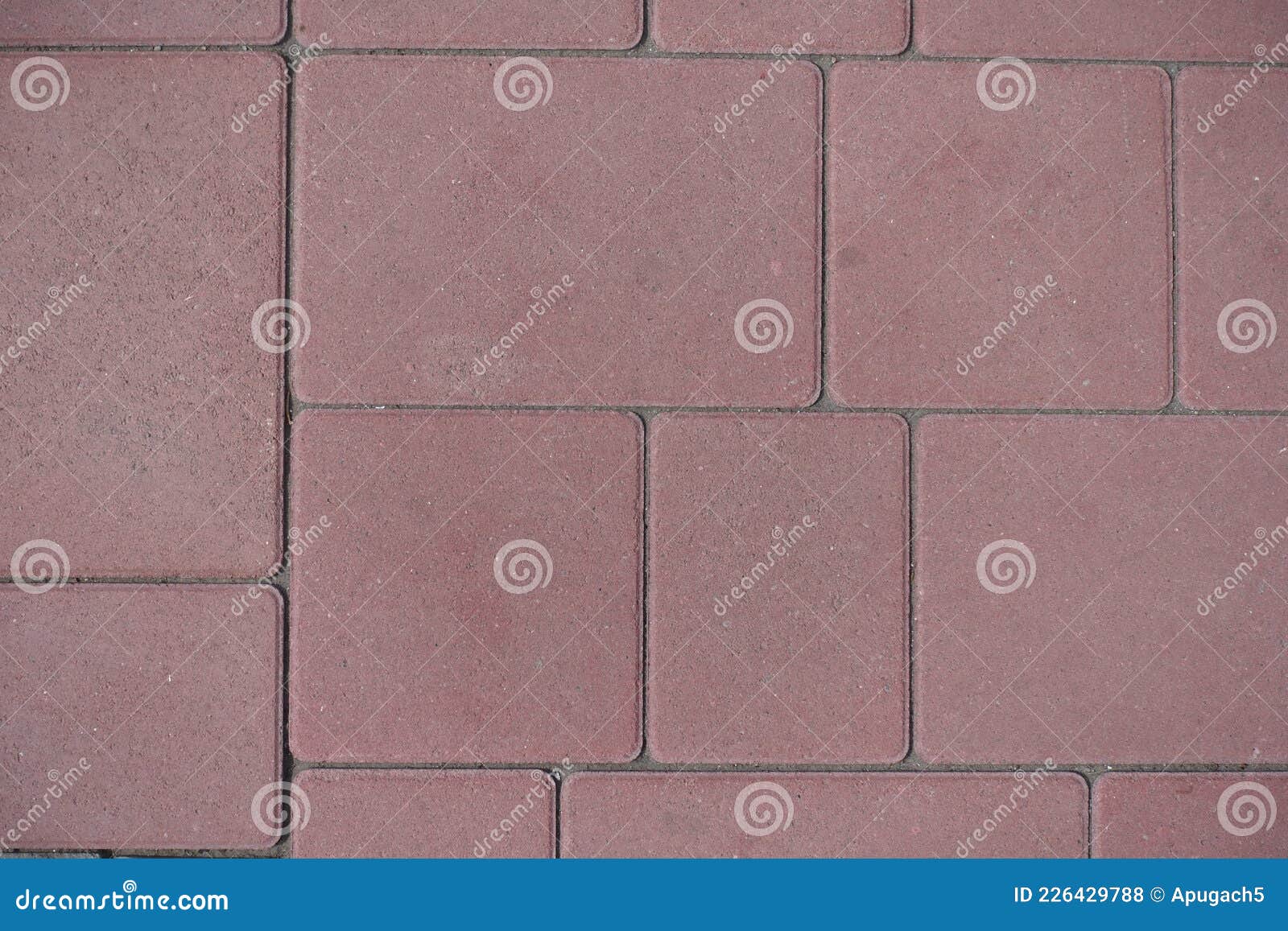 Background - Pavement Made of Pink Concrete Blocks Stock Photo - Image ...