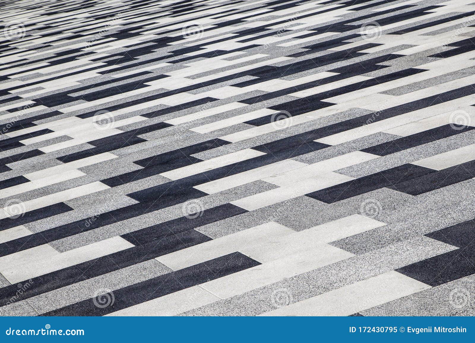 Background of Paving Slabs, Black and White Stripes Diagonally Stock ...