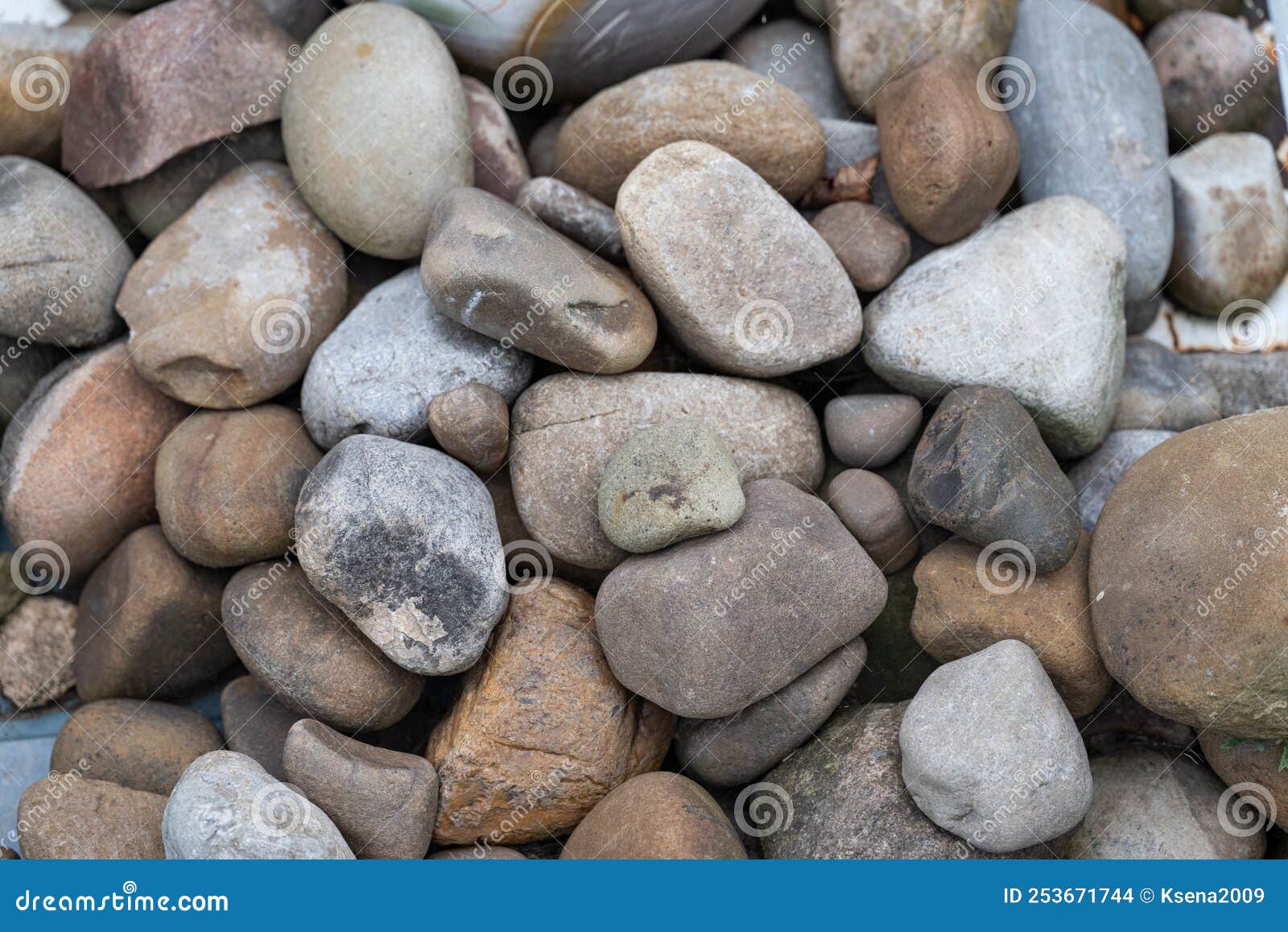 Background of Pebbles, Close-up Stock Photo - Image of white, beach ...