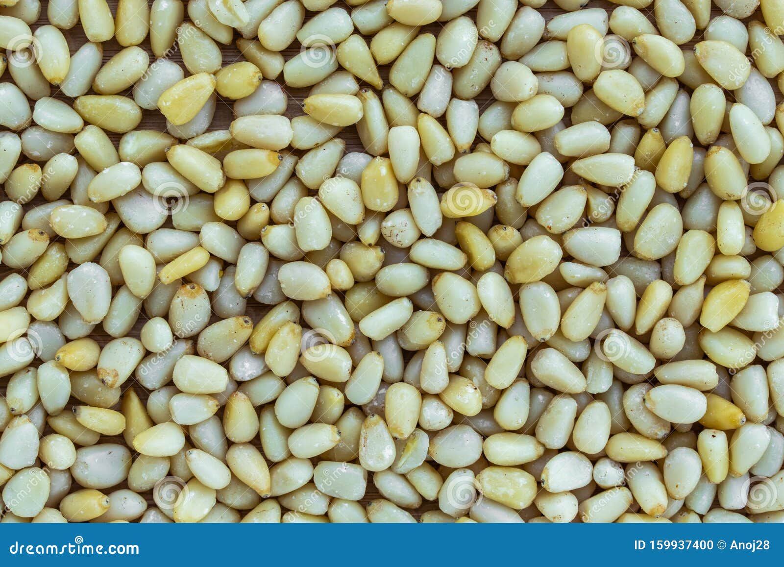 Background of Peeled Pine Nuts without Shell Stock Photo - Image of ...
