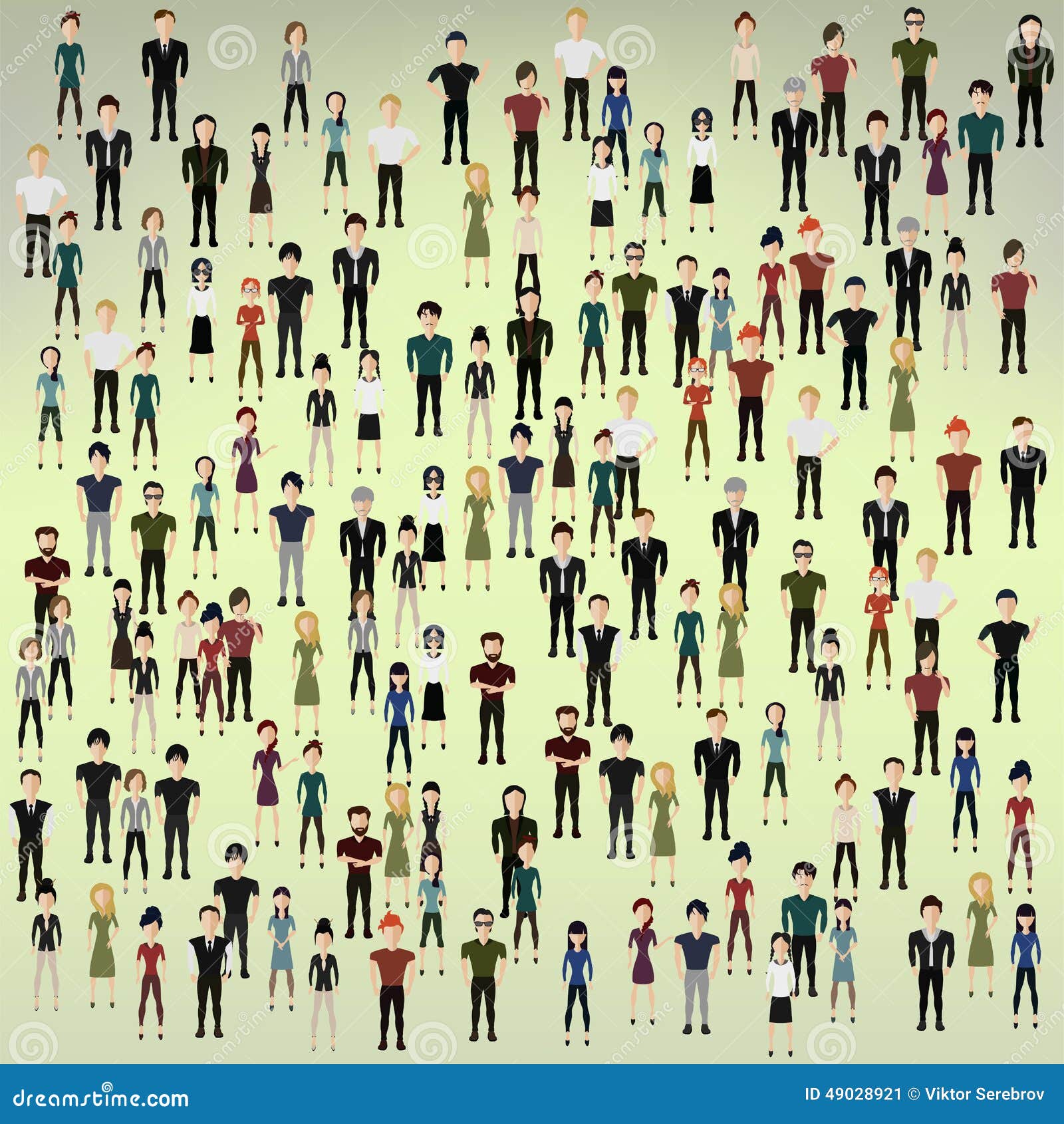 Background of the people stock vector. Illustration of teamwork - 49028921