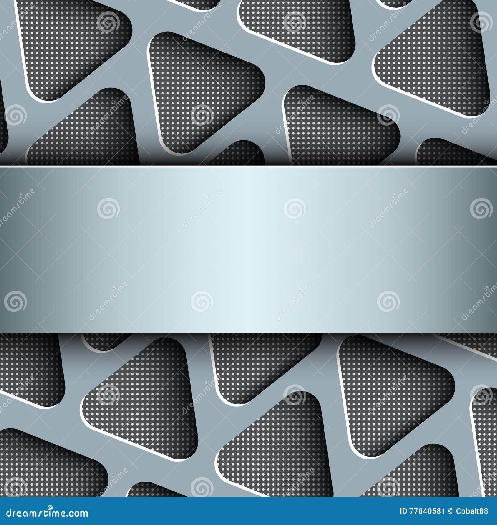 Background with Perforated Pattern Stock Vector - Illustration of ...