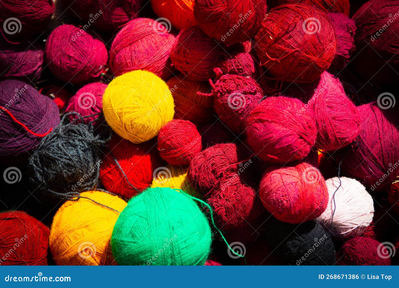 Background of Peruvian Yarn Stock Photo - Image of fabric, culture ...