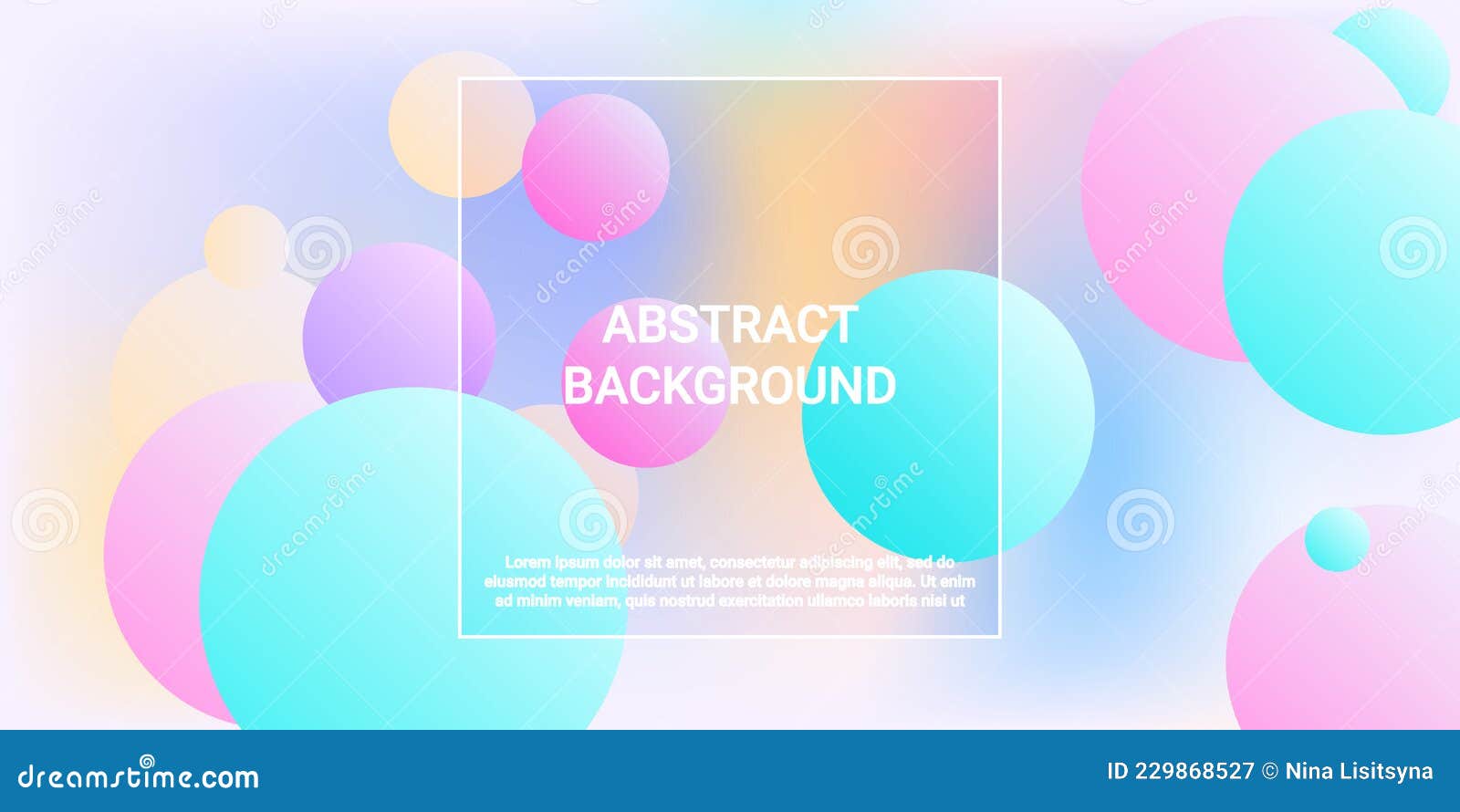 Background Picture with Balls Stock Vector - Illustration of modern ...