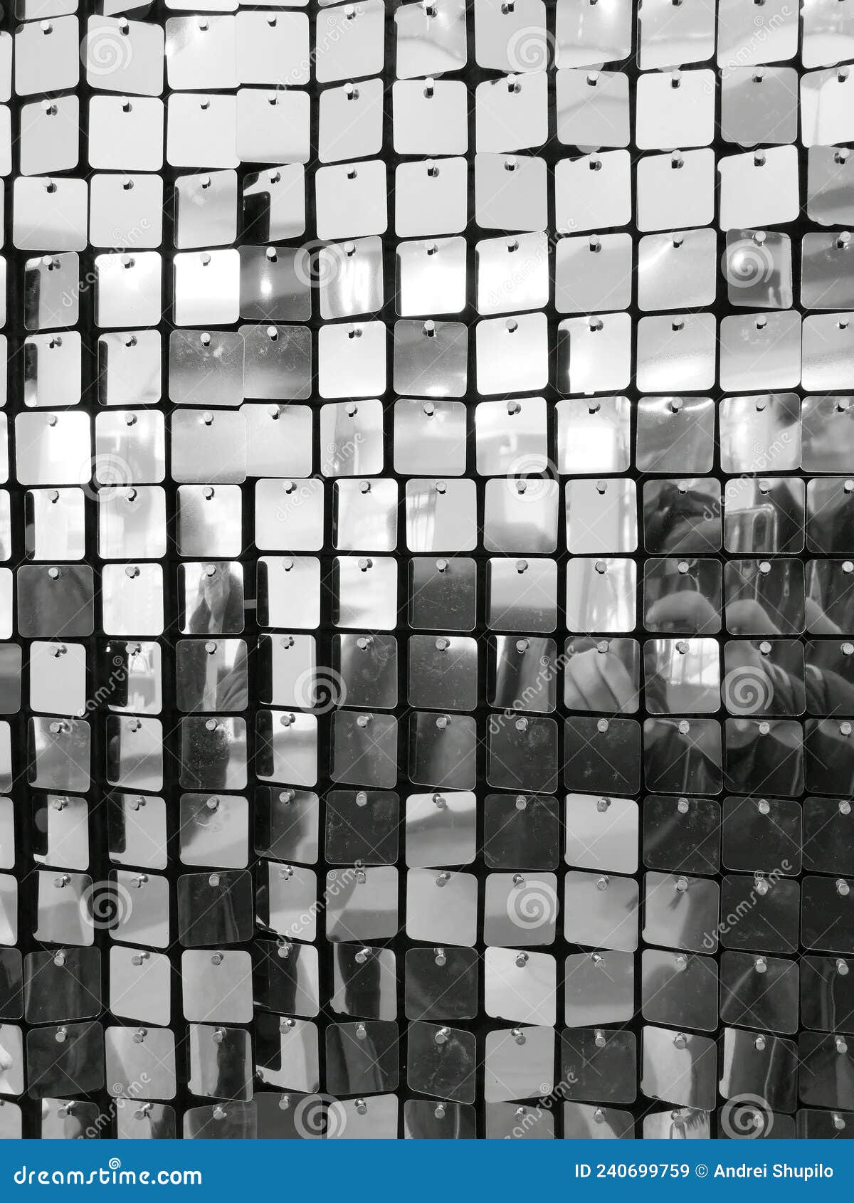 Background from Pieces of Small Mirrors. Stock Image - Image of mirror ...