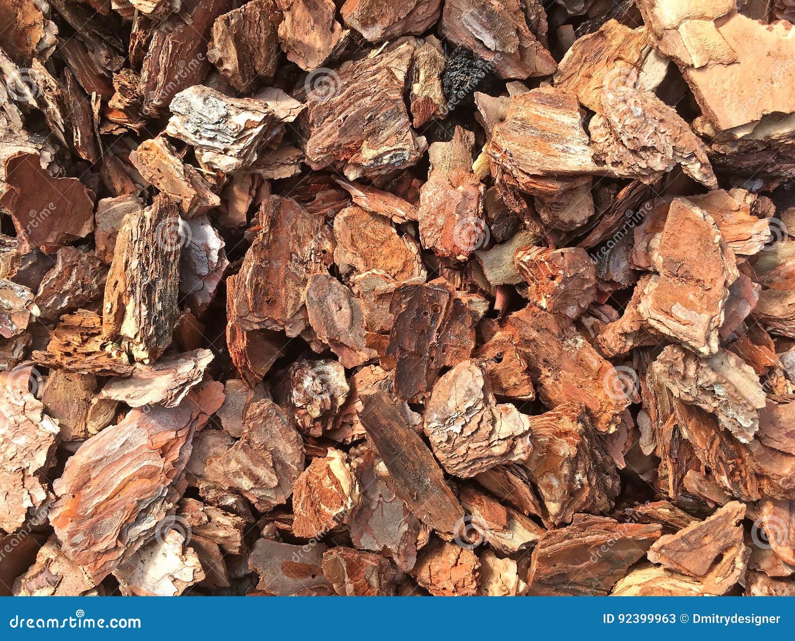 Background from Pieces of Tree Bark Closeup Stock Image - Image of ...