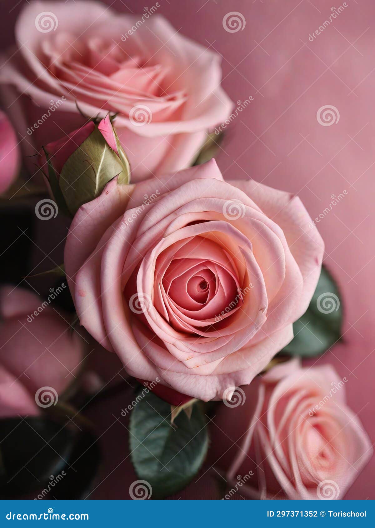 Background with Pink Roses for Stock Photo - Image of rose, summer ...