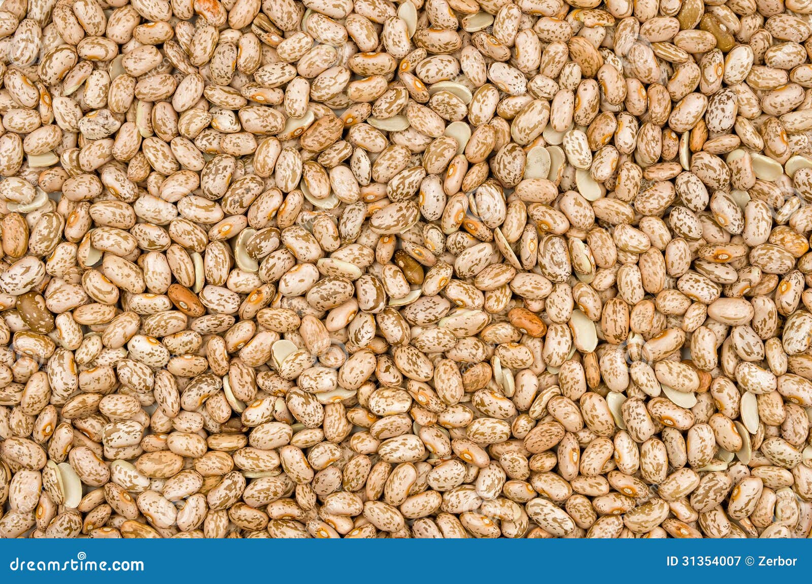 Background with Pinto Beans Stock Image - Image of closeup, structure ...