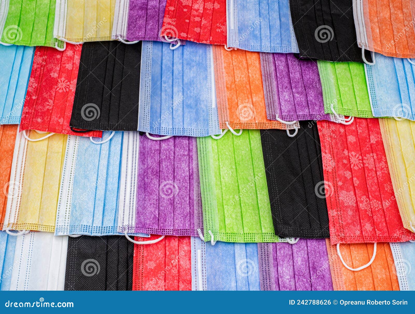 Color Surgical Mask stock photo. Image of sars, crayons - 242788626
