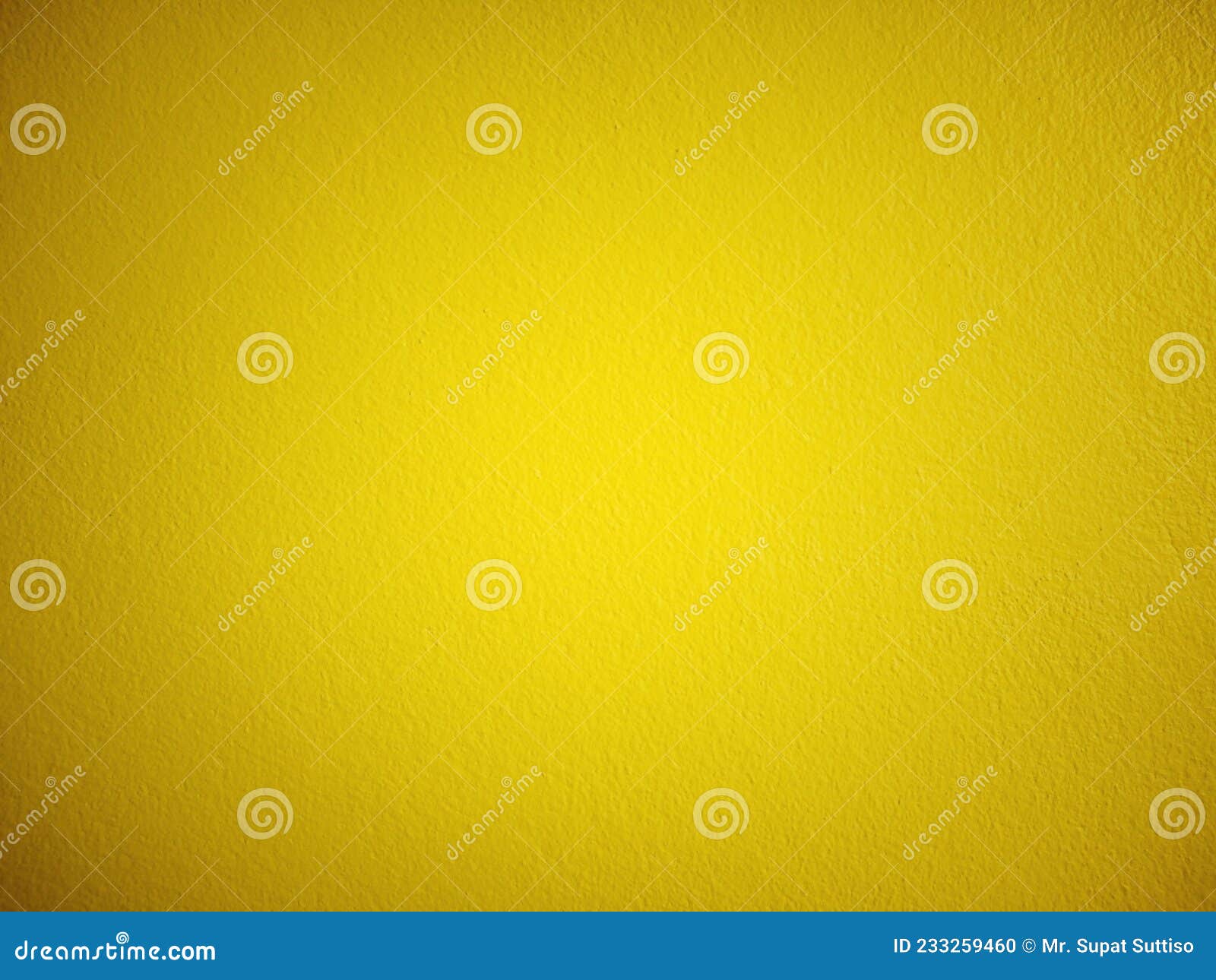 Background of Plaster Wall Painted in Yellow, Vignette, Vintage Style ...