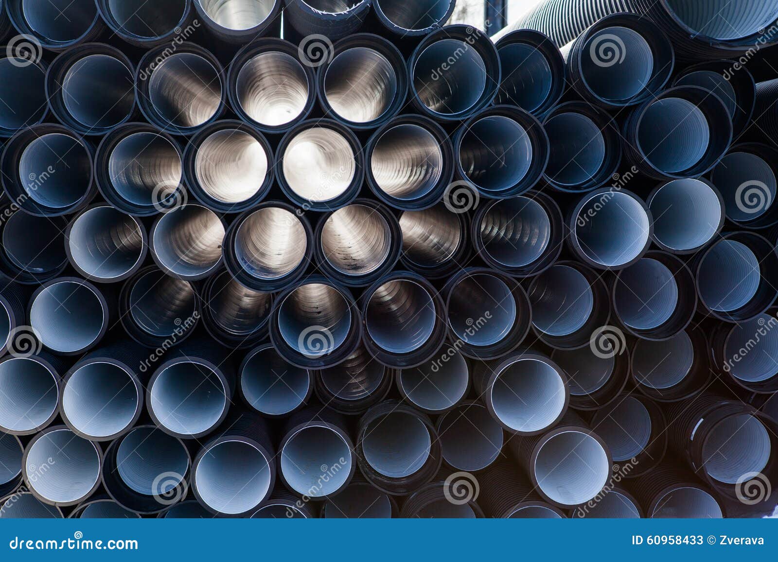 Background of Plastic Pipes Stock Image - Image of plumbing, pipe: 60958433