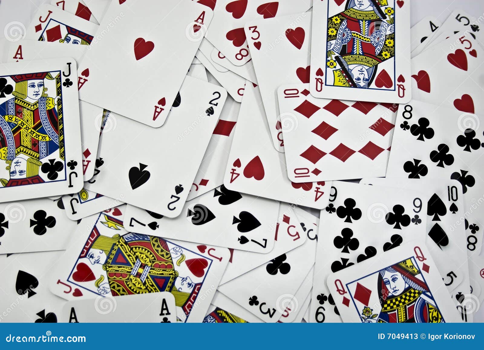 Background from Playing Cards Stock Image - Image of playing, hearts ...