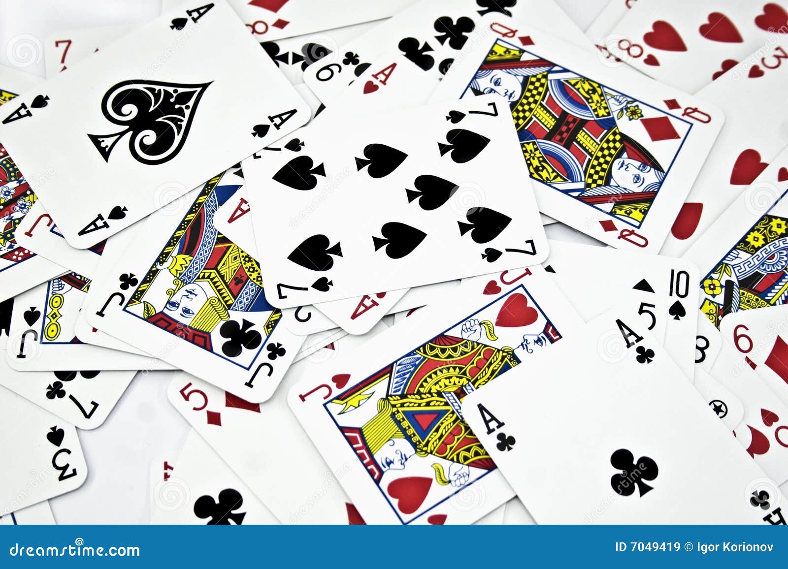 Background from Playing Cards Stock Image - Image of queen, close: 7049419