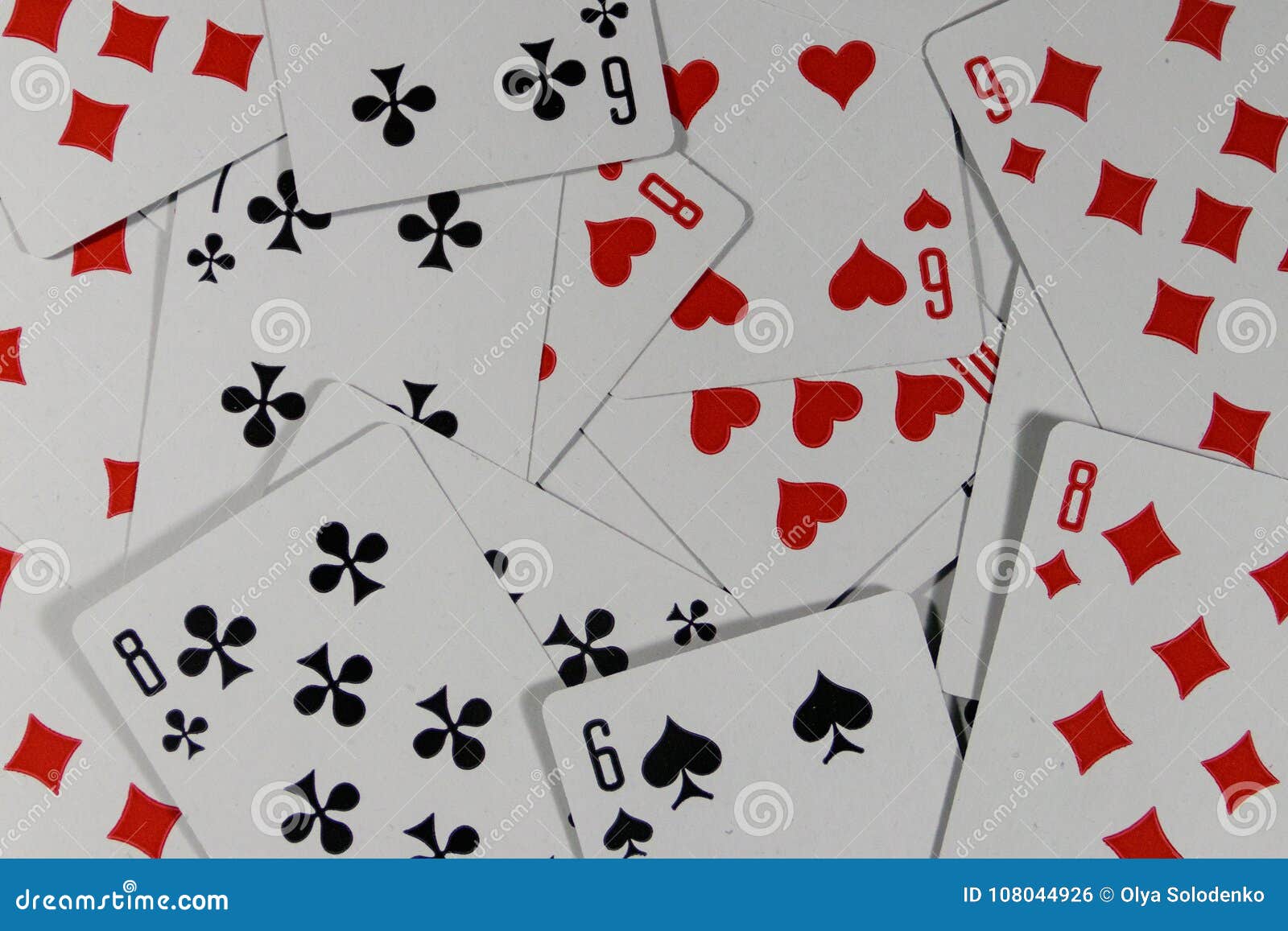Background of the Playing Cards Stock Photo - Image of design, gambler ...