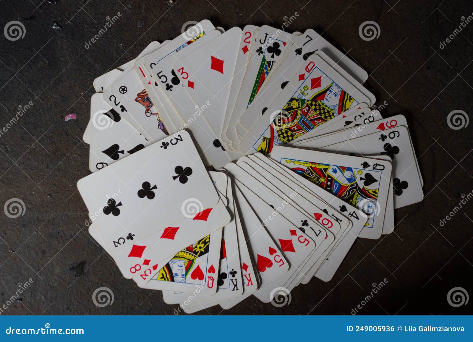 Background of Playing Cards Stock Photo - Image of gambling, king ...