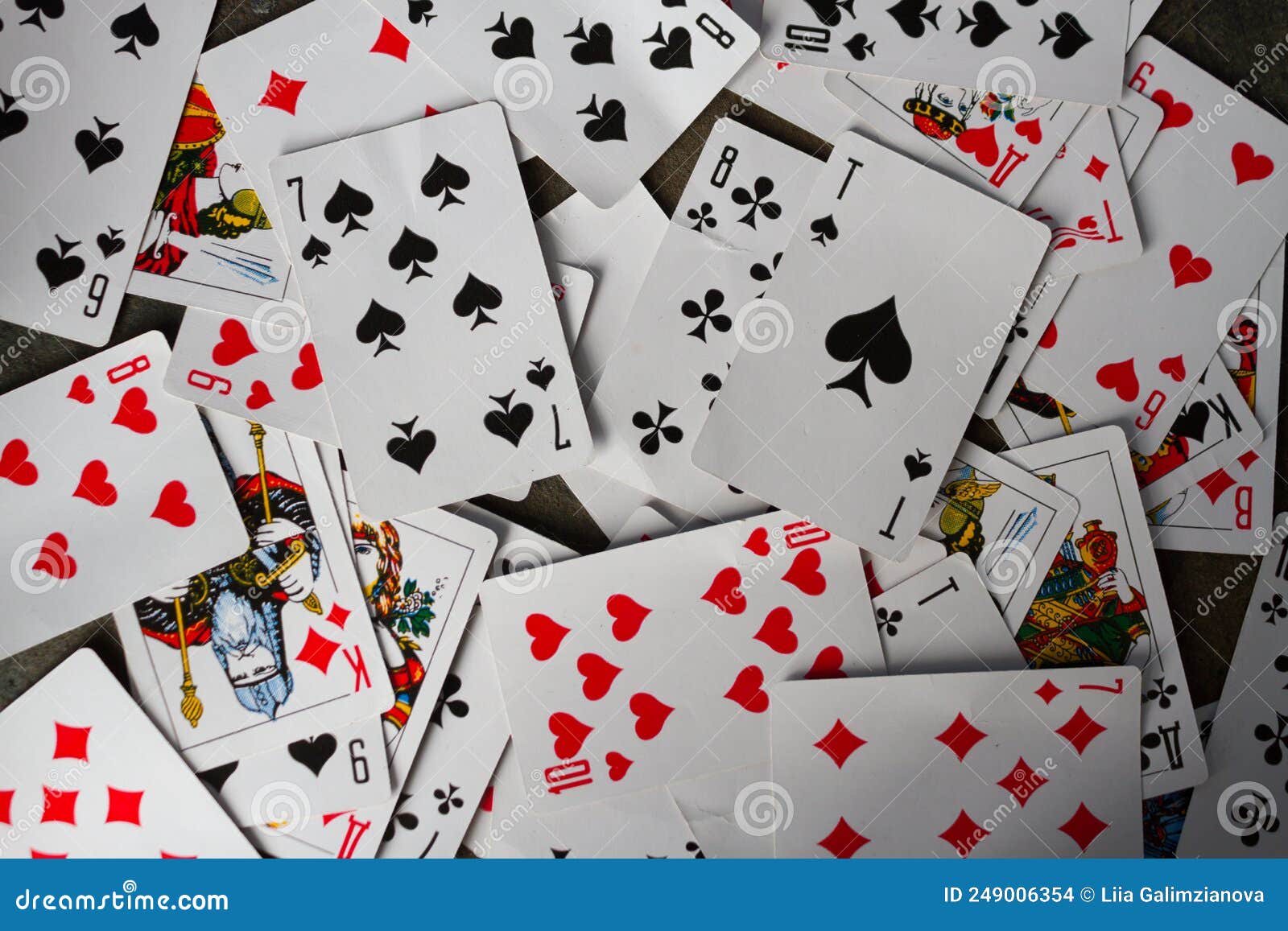 Background of Playing Cards Stock Photo - Image of entertainment, poker ...