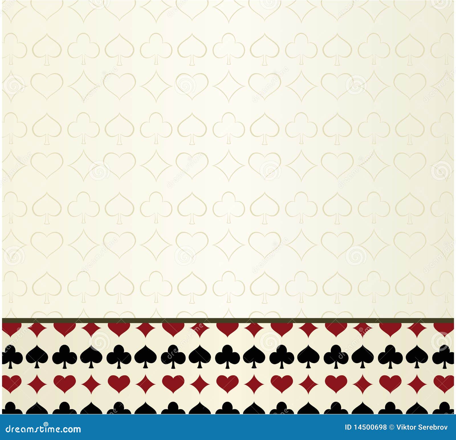 Background for poker stock vector. Illustration of cards - 14500698