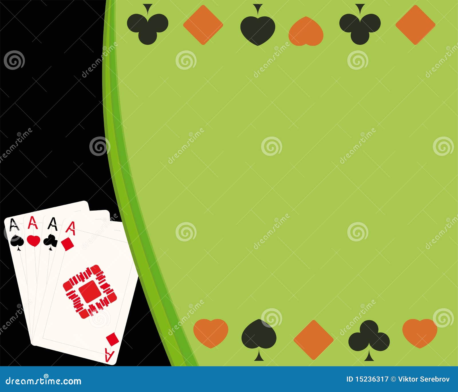 Background for poker stock vector. Illustration of design - 15236317