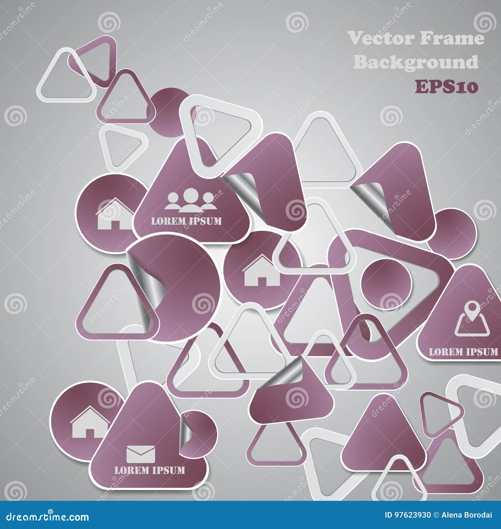 Background Polygons Cut Paper- Design Template. Vector Illustration for ...