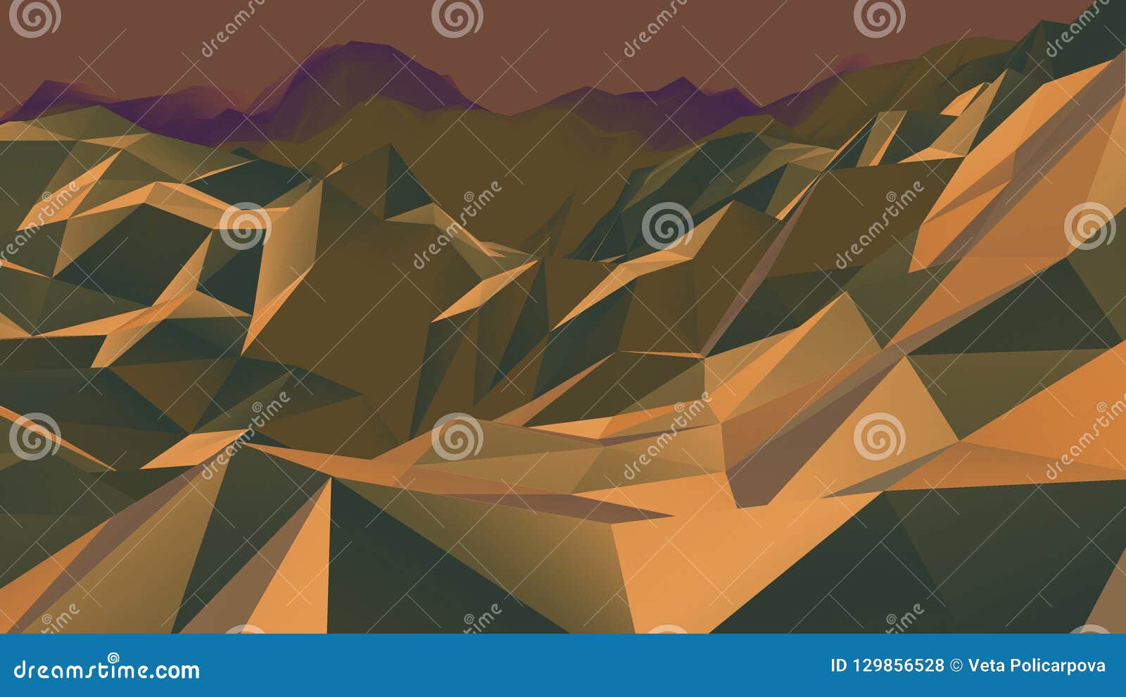 Background from Polygons. with Shadows and Light. Stock Illustration ...