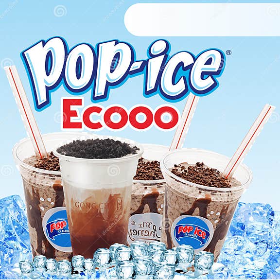 Background Pop Ice Drink stock vector. Illustration of produce - 263923122