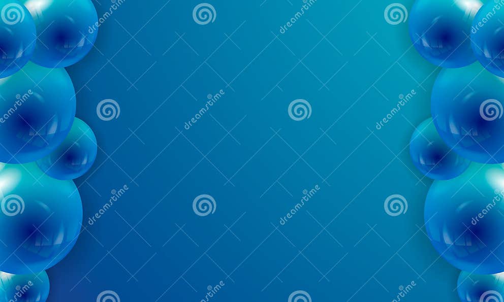 Background of the Pop-up Balloons with Space for T Stock Vector ...