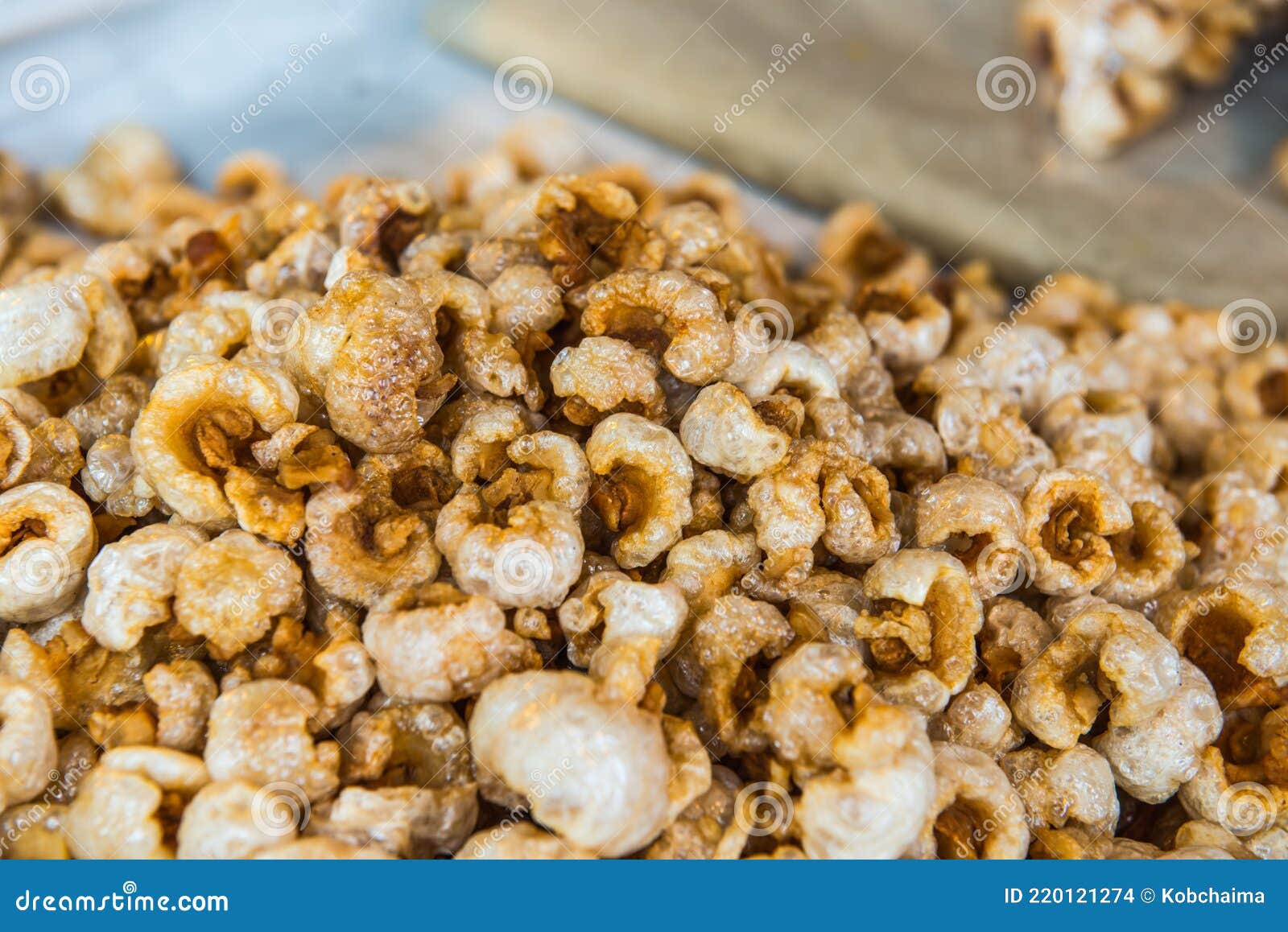 Background of Pork Cracklings Stock Photo - Image of ingredient, fatty ...