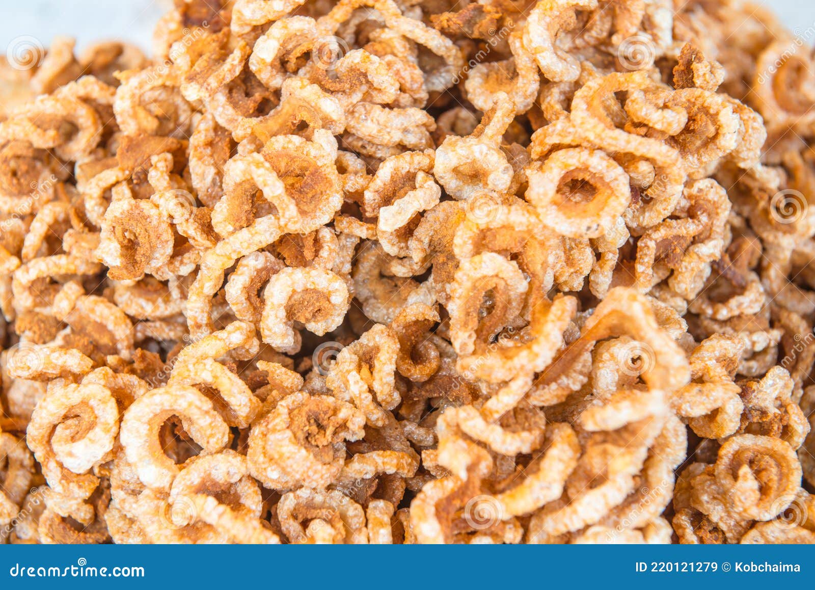 Background of Pork Cracklings Stock Image - Image of detail, cook ...