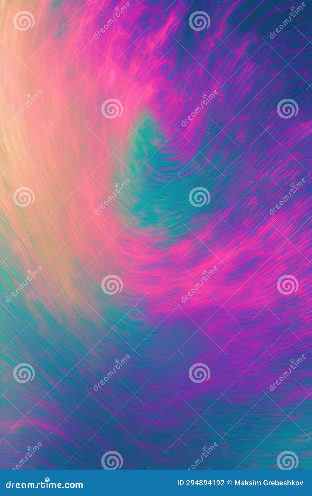 Background with Psychedelic Plumes of Radiant Vibrance. Generative AI ...