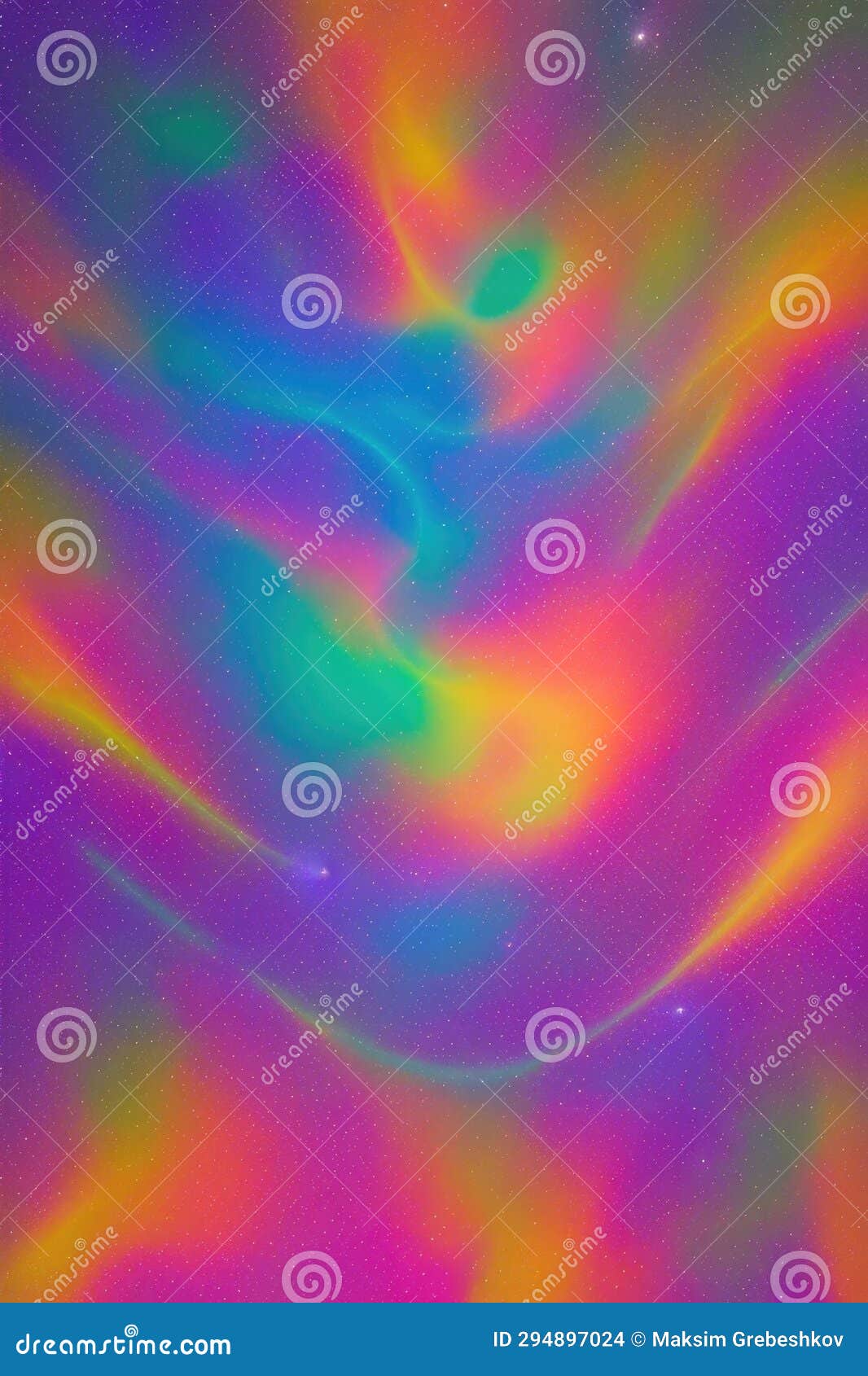 Background with Psychedelic Plumes of Radiant Vibrance. Generative AI ...