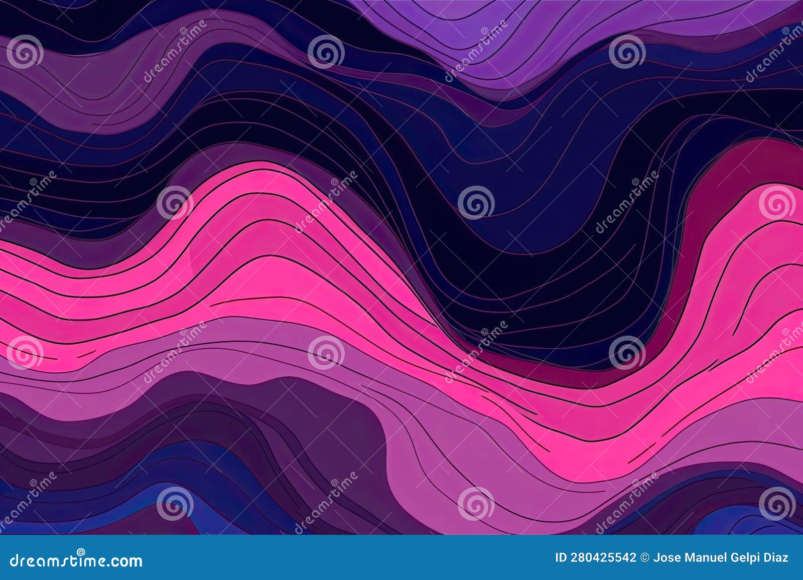 A Background of a Purple and Pink Wavy Pattern, Perfect for Use As an ...