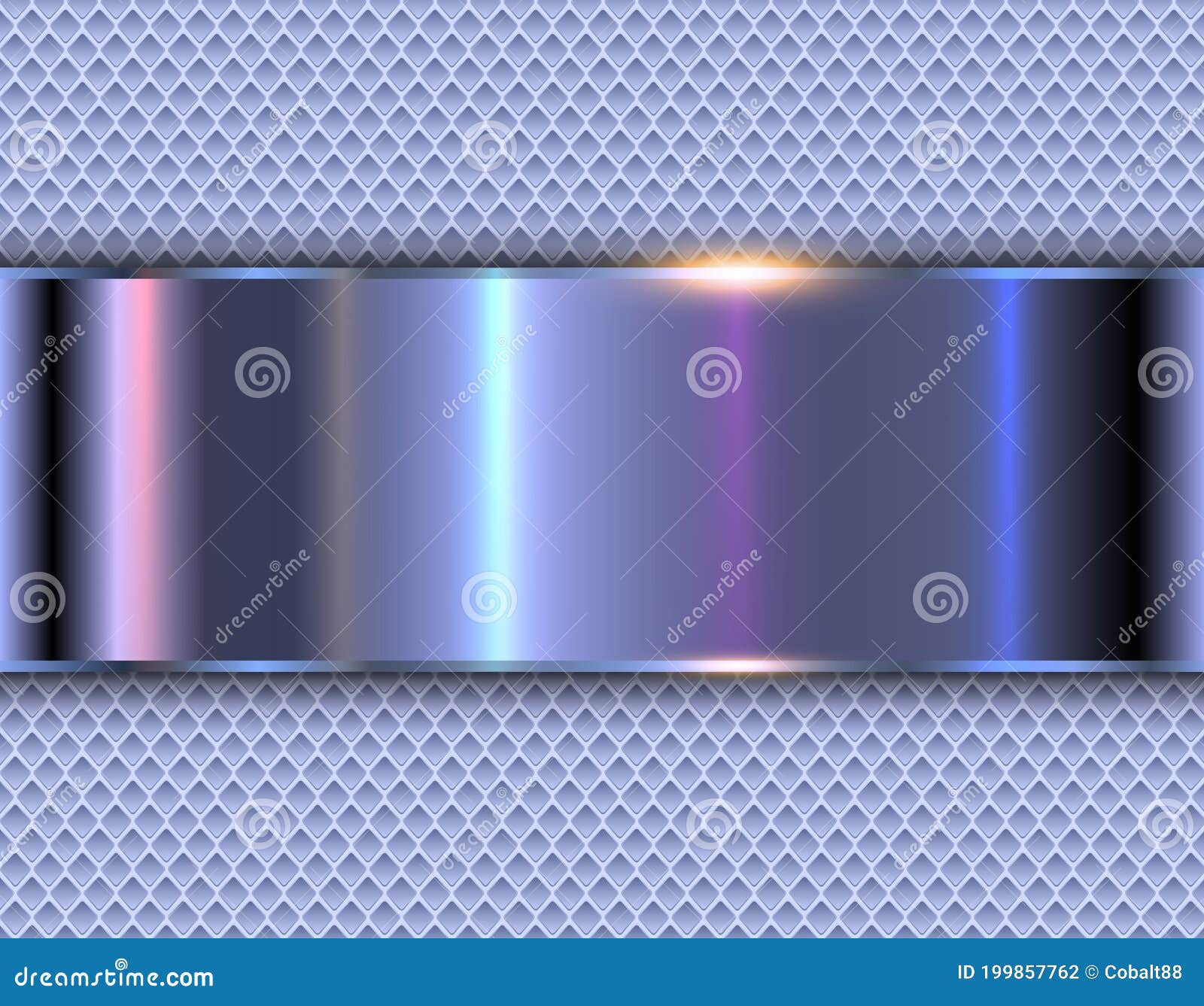 Background Purple with Polished Metal Texture Stock Vector ...