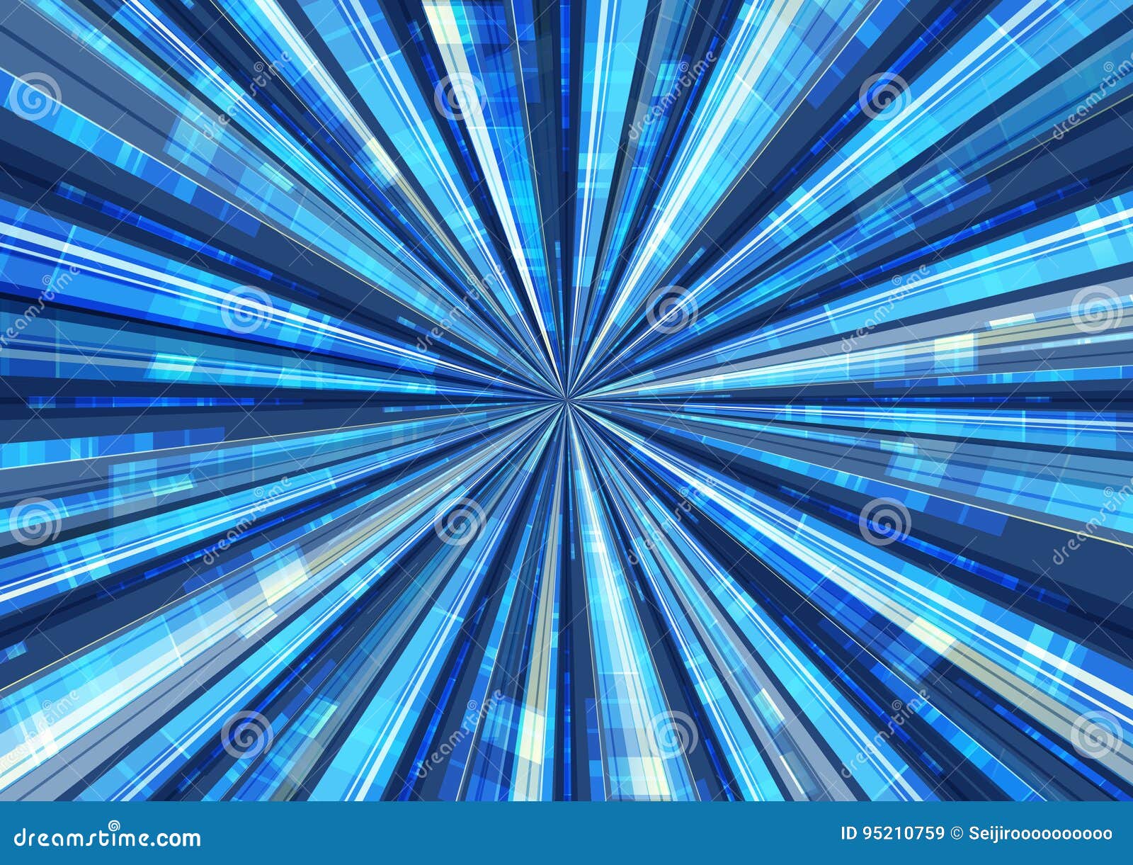 Background Radiation Cyber Blue Stock Vector - Illustration of space ...